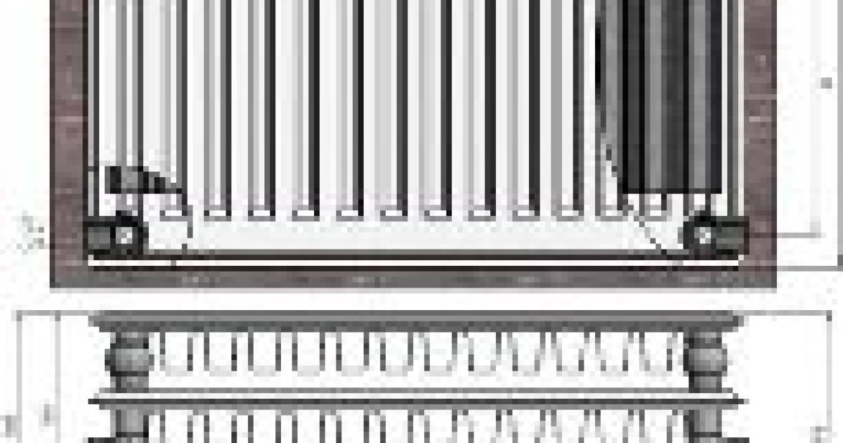 Radiator with side connection from Termolux, 33x600x600 – Tava Sistēma