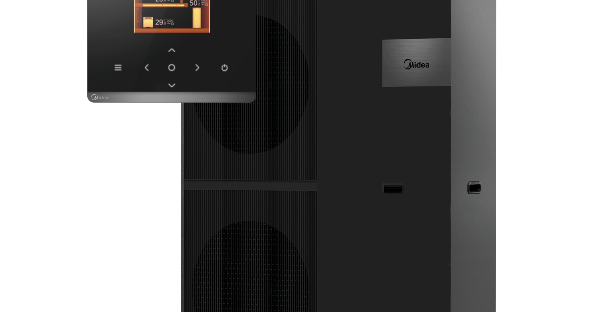 Midea Mars R290 monobloc air-to-water heat pump (35 kW) – Tava Sistēma