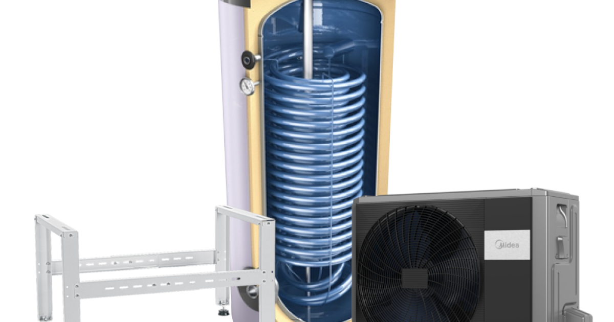 Montāžas komplekts Midea Nature monobloka siltumsūknim (ar 200L vai ...