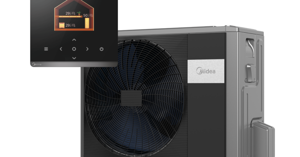 Midea Nature R290 monobloc air-to-water heat pump (8-15.5 kW) – Tava ...