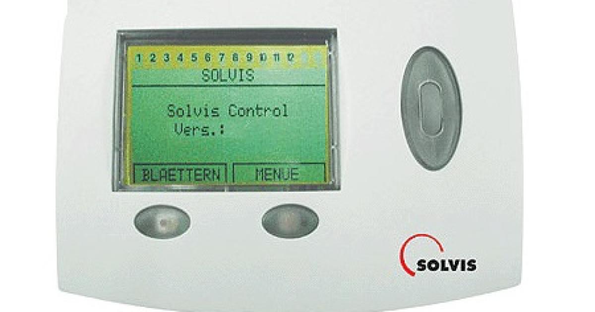 Control unit Solvis SC 1 for Solvis hybrid heating systems (UVR 1611 ...